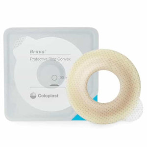 Ostomy rings, flanges and skin barriers